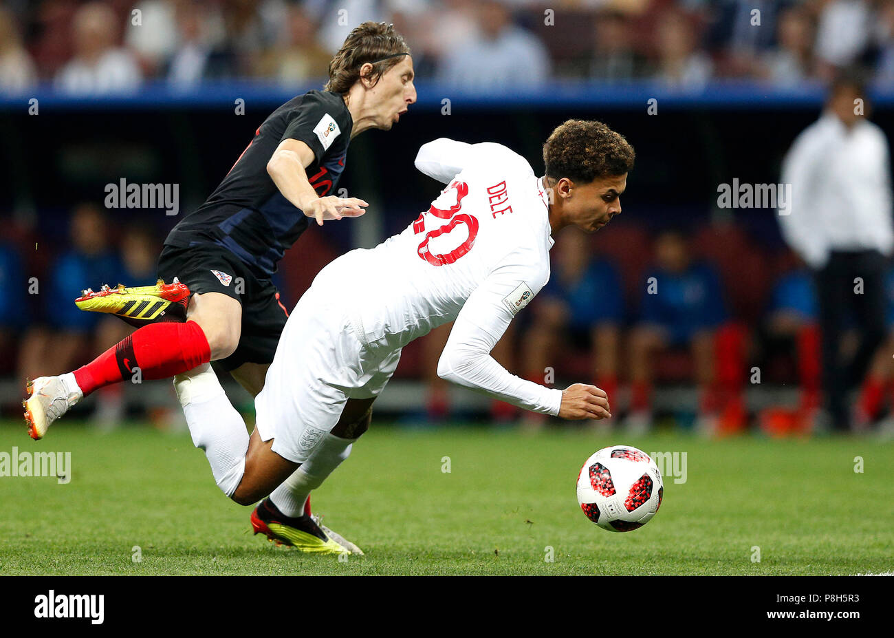 Moscow, Russia. 11th July 2018. ENGLAND VS CROATIA - Luka MODRIC from ...