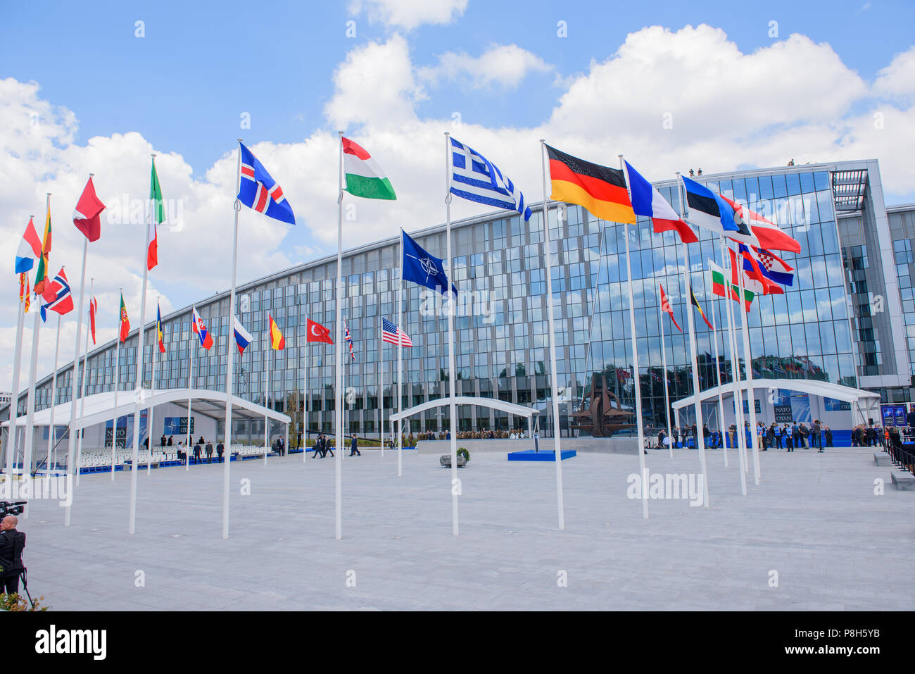 Belgium brussels nato headquarters hi-res stock photography and images ...