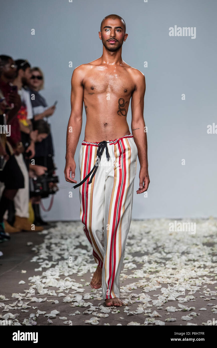 New York, USA. 11th July, 2018. Kenneth Nicholson Spring Summer 2019 ...
