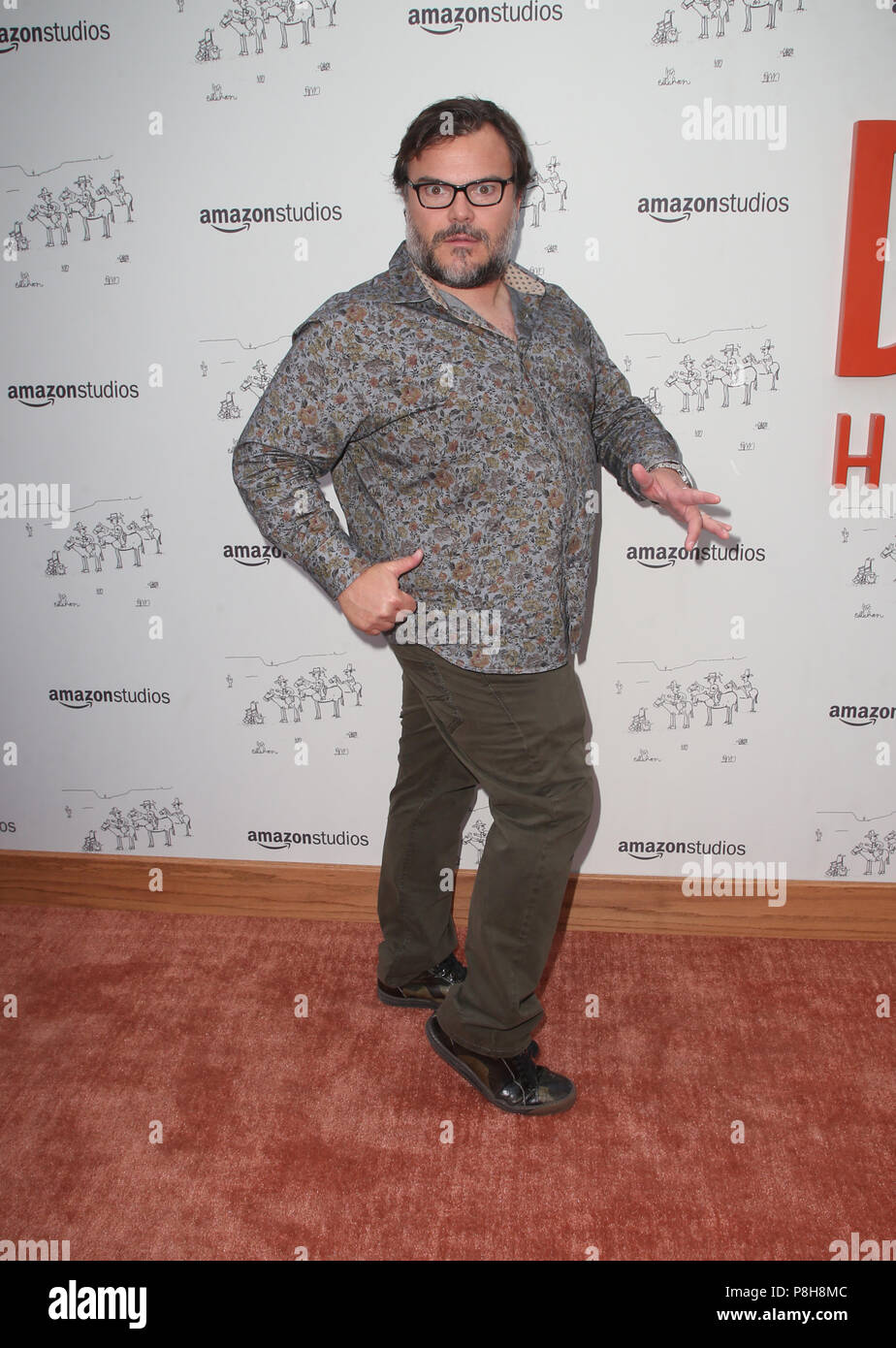 LOS ANGELES, CA - JULY 11: Jack Black, at the premier of Don't Worry ...