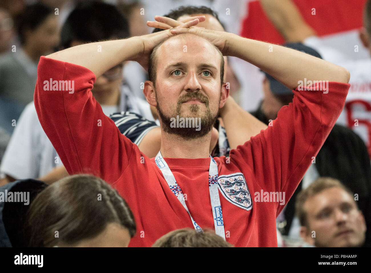 An English fan is disappointed, disappointed, disappointment ...