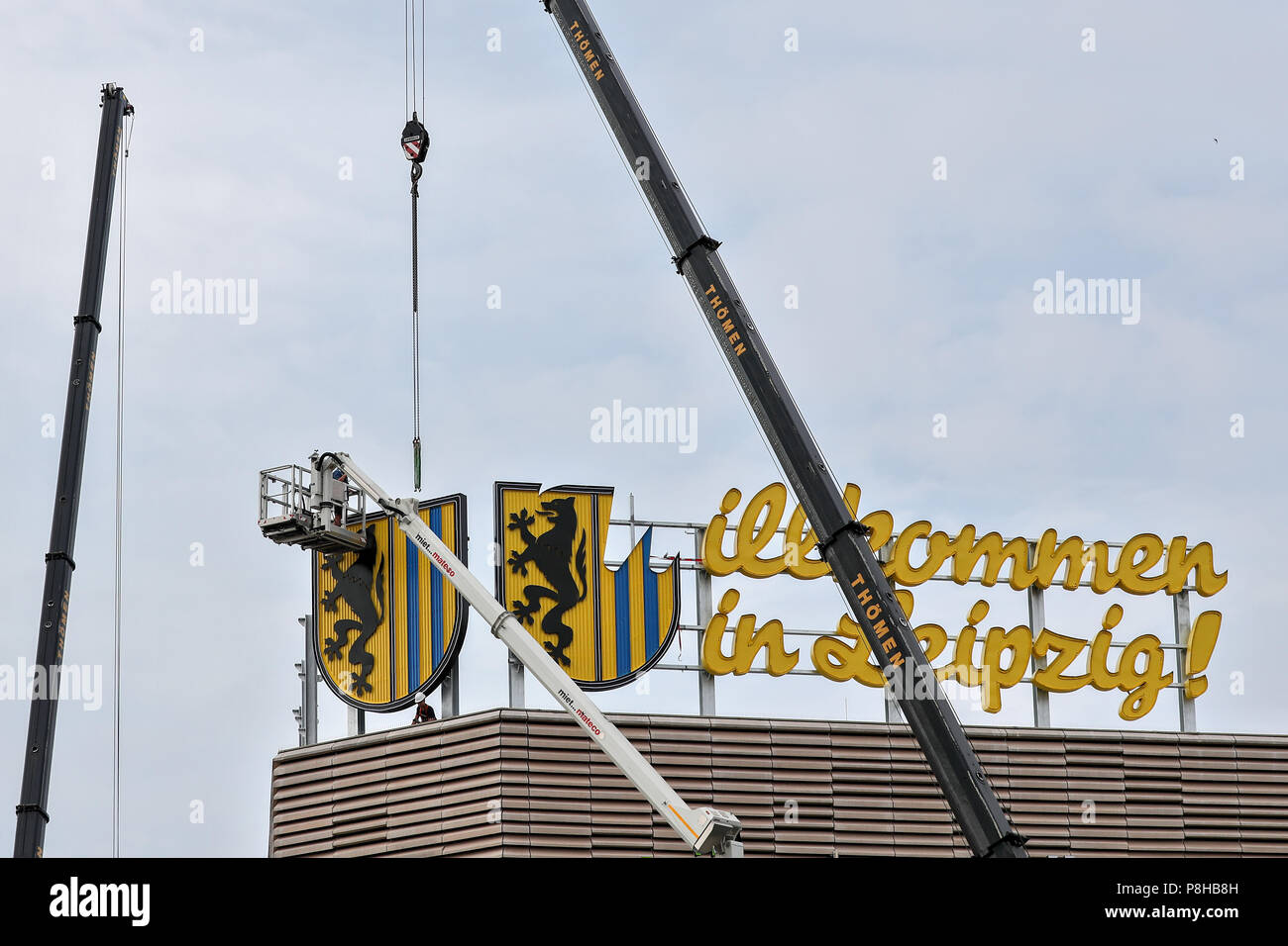 Welcome To Leipzig High Resolution Stock Photography and Images - Alamy