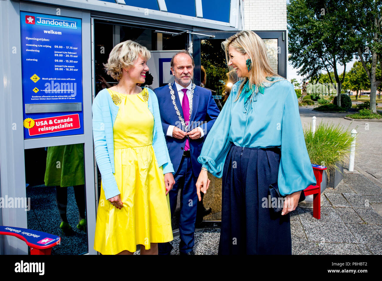 Heerhugowaard, The Netherlands. 12th July, 2018. Queen Maxima of the ...