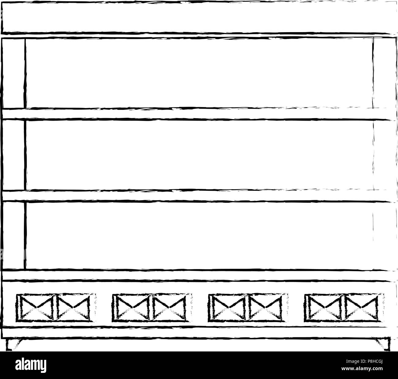 supermarket shelving empty icon Stock Vector Image & Art - Alamy