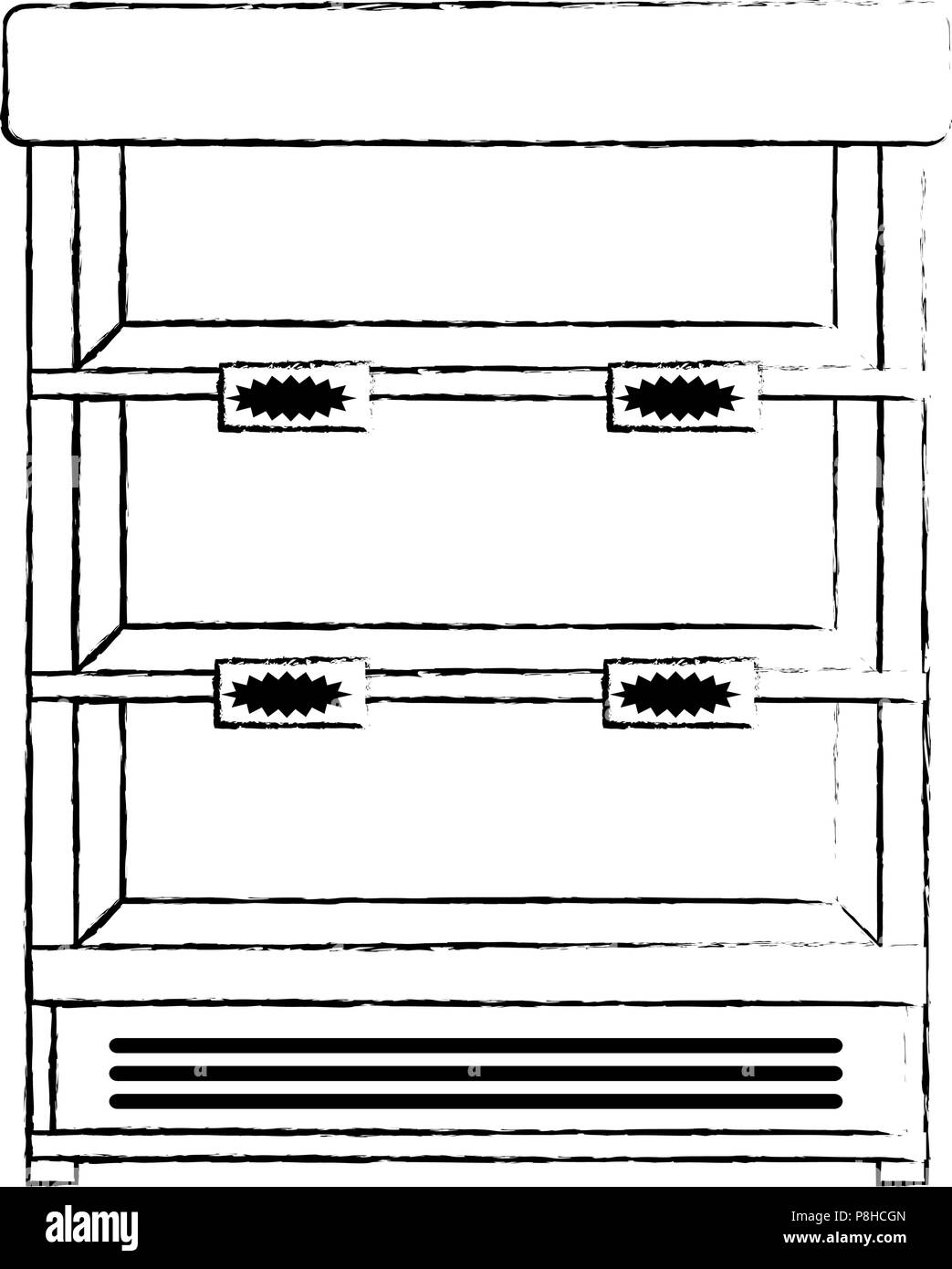 supermarket shelving empty icon Stock Vector Image & Art - Alamy