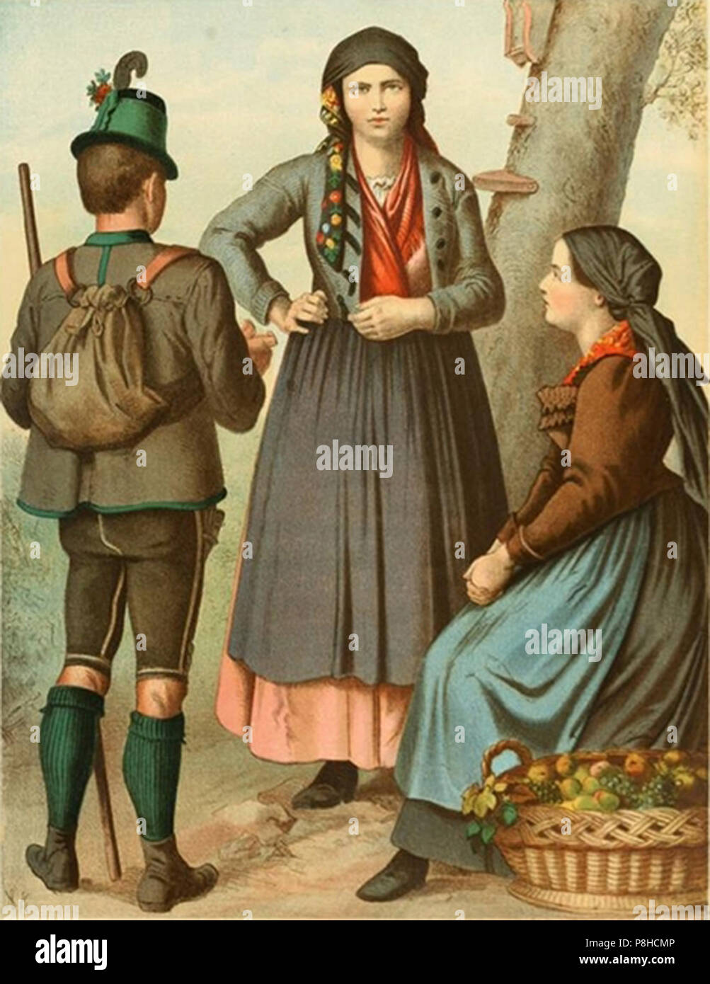 german costume from throughout the country Stock Photo - Alamy