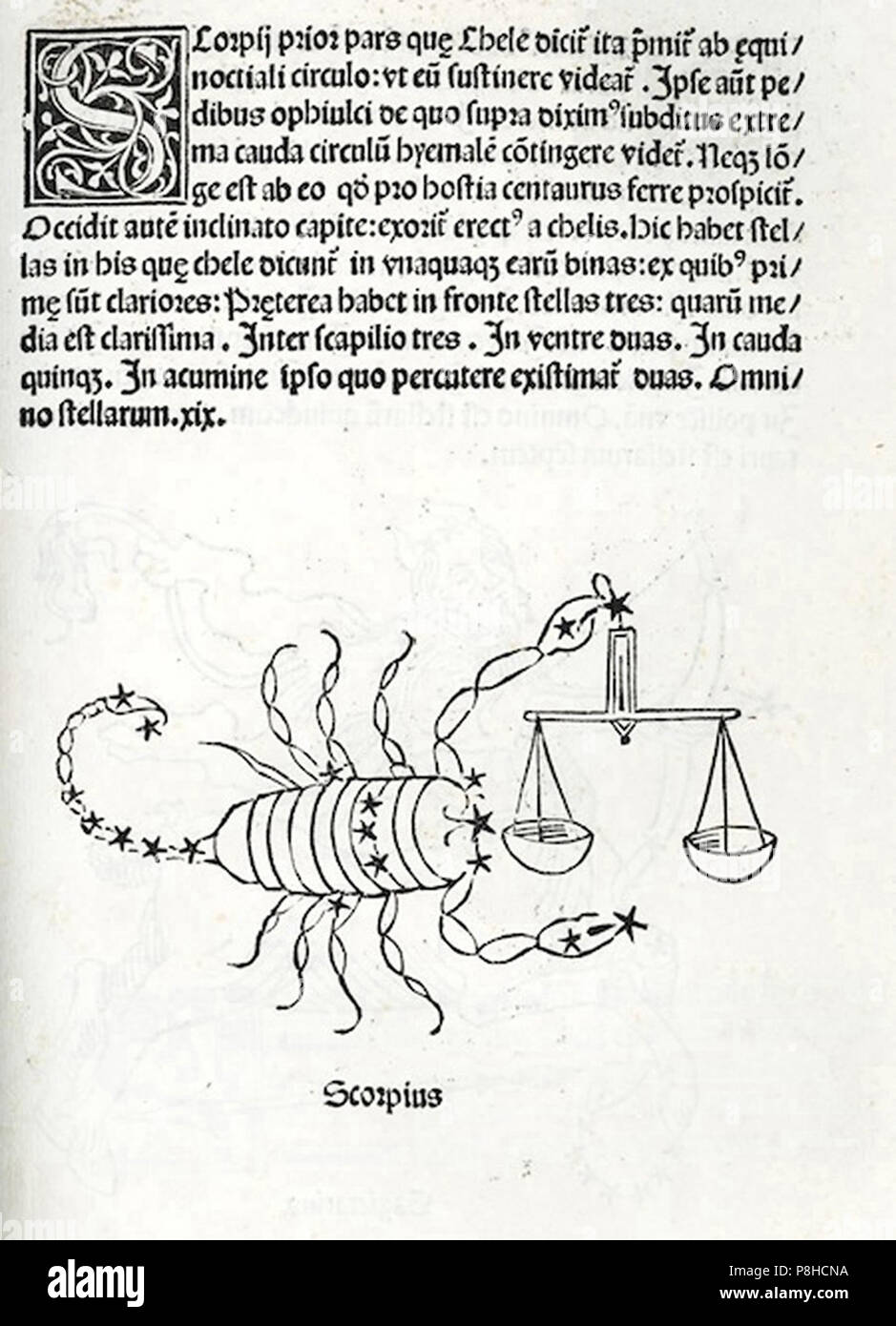 medieval star sign Stock Photo - Alamy