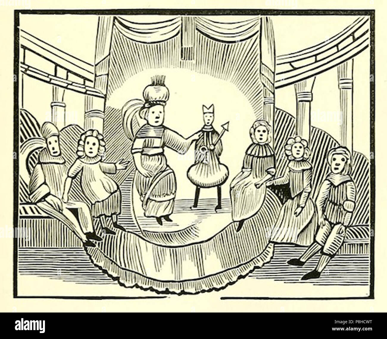 vintage german woodcut illustration Stock Photo - Alamy