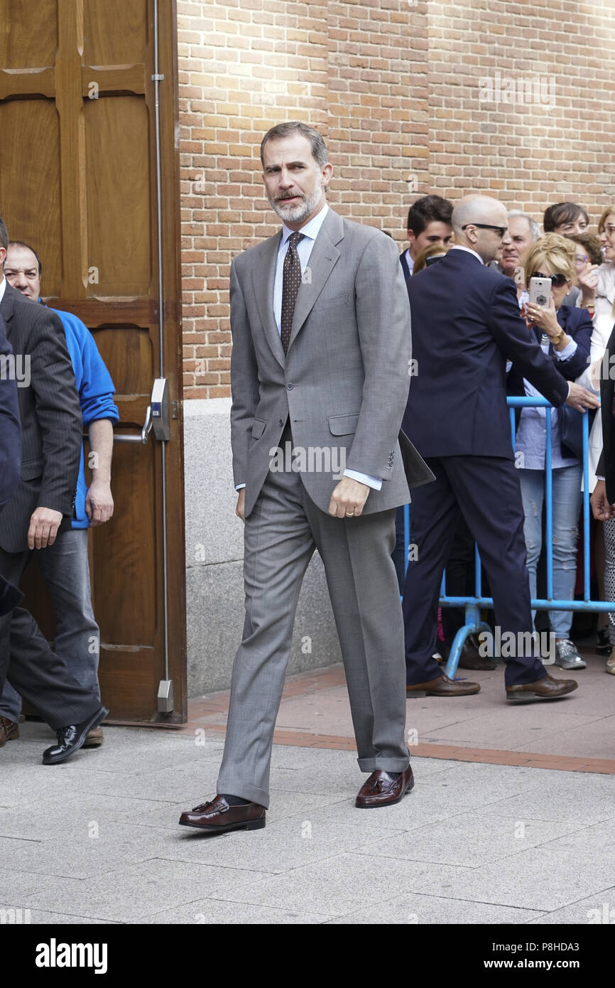 King Felipe attends the last event of the San Isidro Bullfighting Fair ...