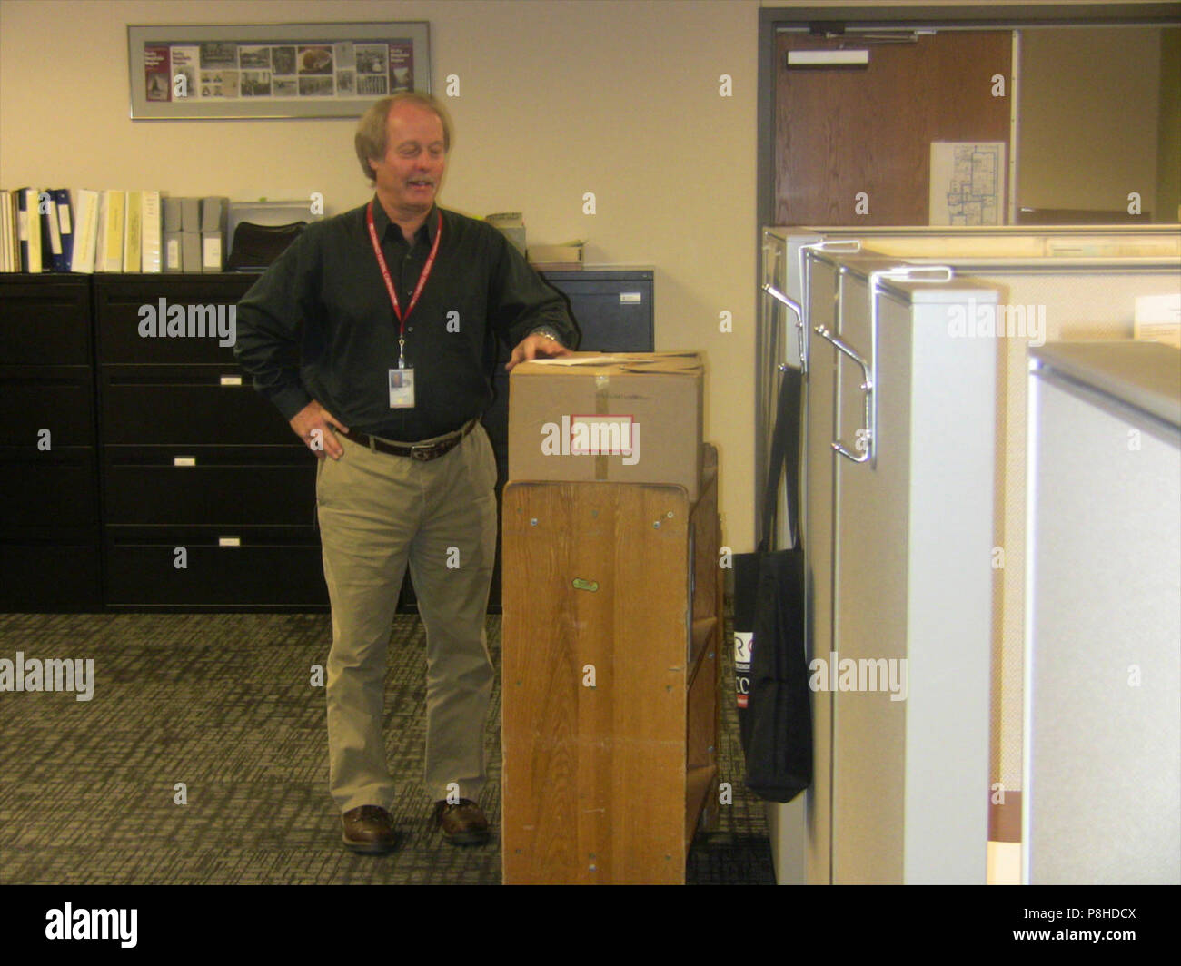 80th Anniversary Celebration . Eric Bittner getting ready to screen ...