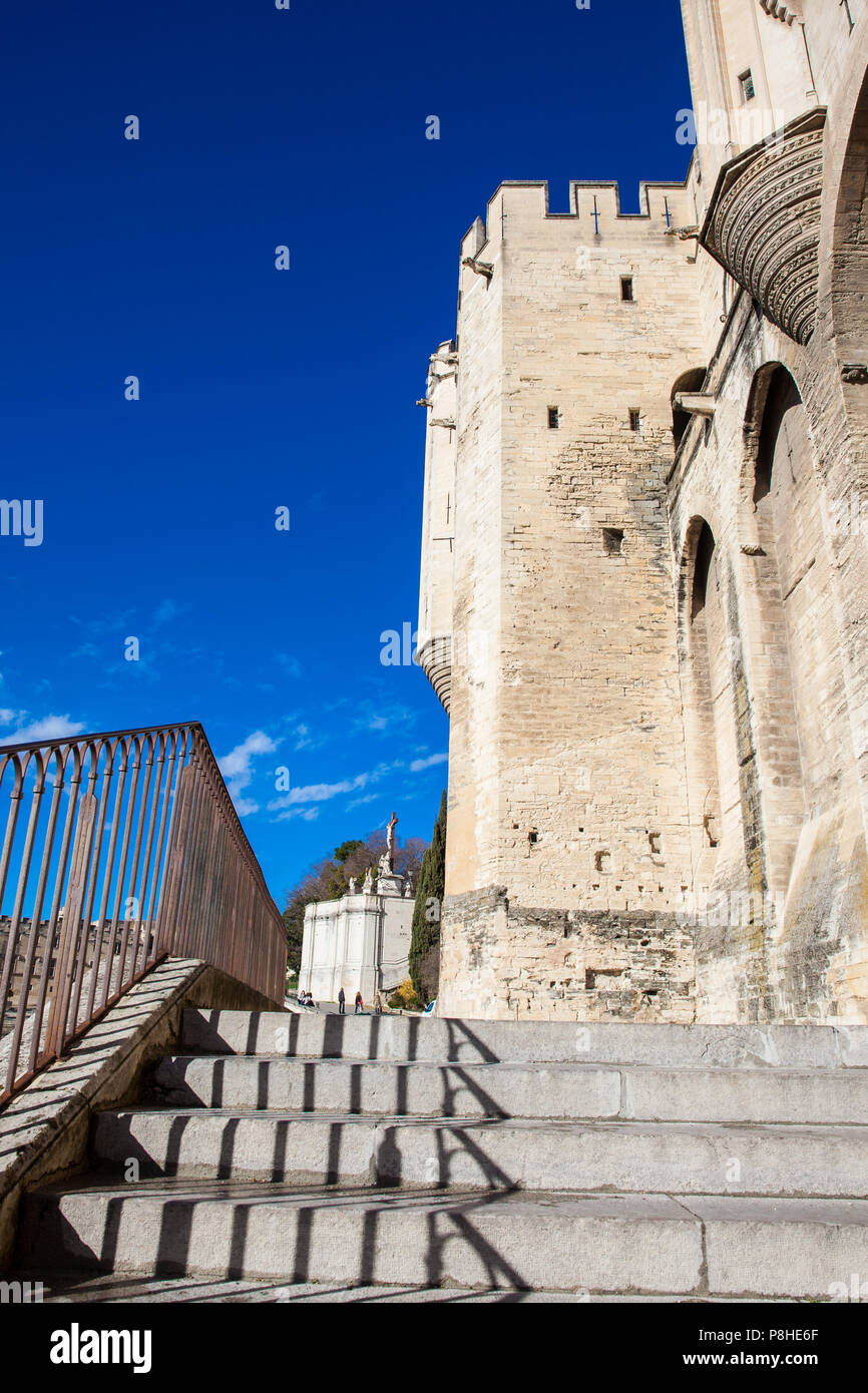 The Papal palace one of the biggest gothic buildings in Europe at ...