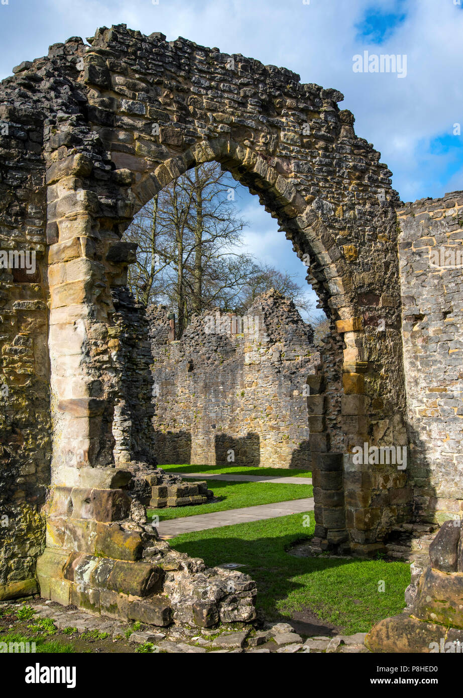 The Priory Ruins, Priory Park, Dudley, West Midlands, England, Europe ...