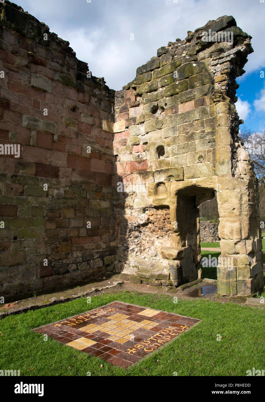 The Priory Ruins, Priory Park, Dudley, West Midlands, England, Europe ...