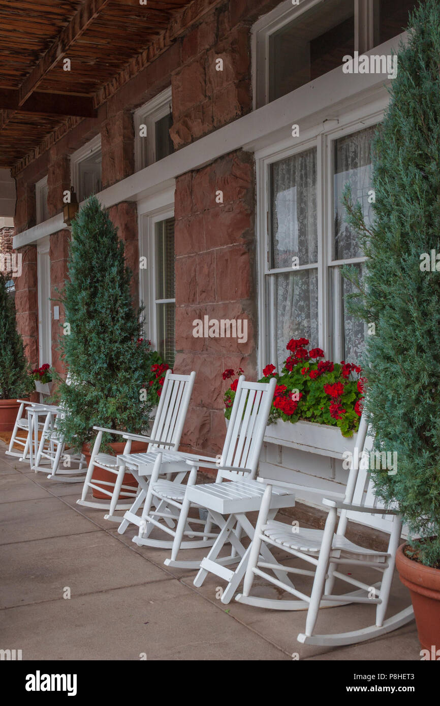 Historic restored Hotel Limpia in Fort Davis, Texas Stock Photo - Alamy
