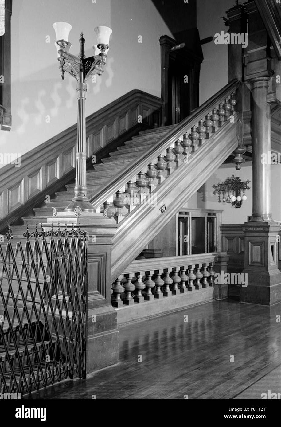 7th Regiment Armory Main Staircase HABS NY,31-NEYO,121-17 Stock Photo ...