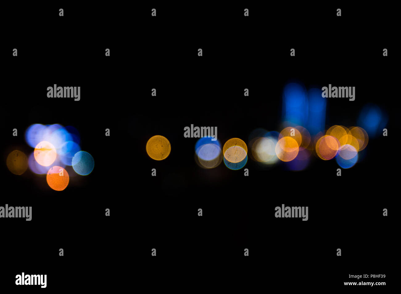 Night abstract and colorful city lights Stock Photo - Alamy