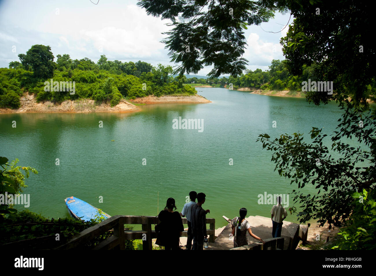 The Kaptai Lake of Rangamati in Bangladesh. A popular tourist destination, it is the country’s ...