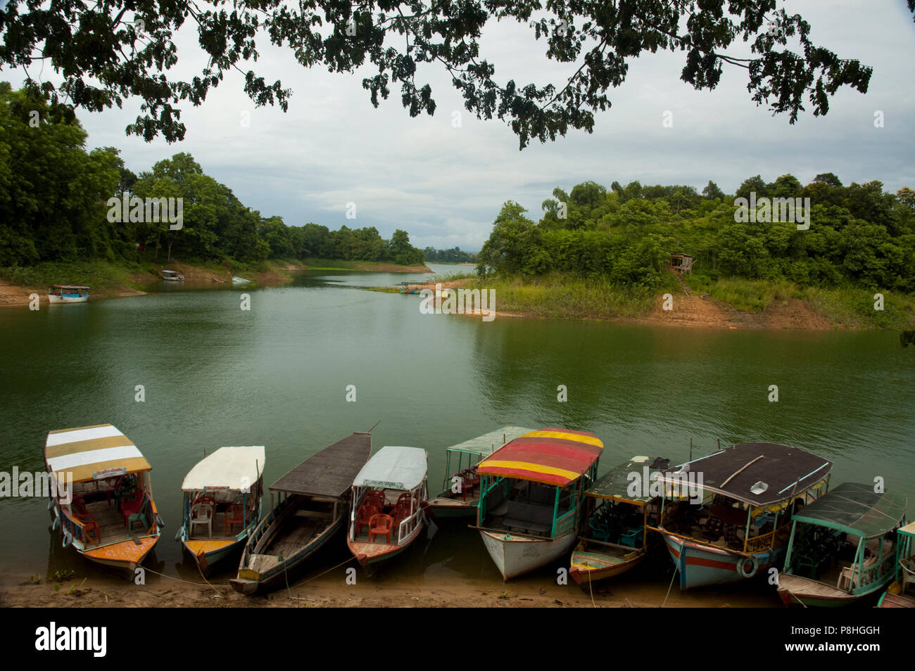The Kaptai Lake of Rangamati in Bangladesh. A popular tourist ...