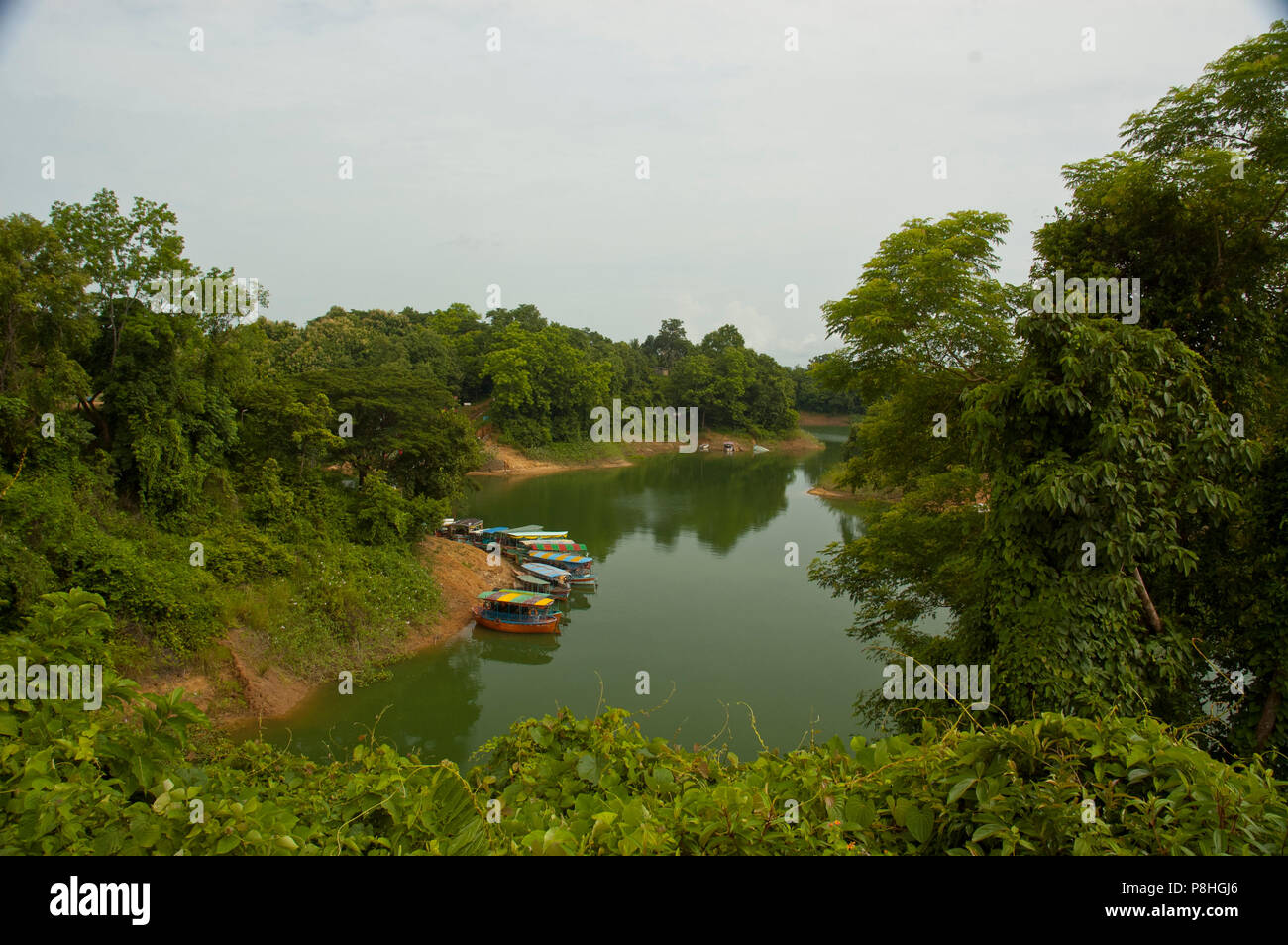 The Kaptai Lake of Rangamati in Bangladesh. A popular tourist ...