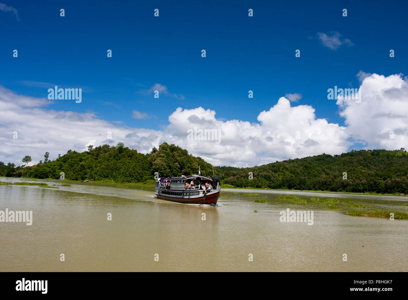 The Kaptai Lake of Rangamati in Bangladesh. A popular tourist ...