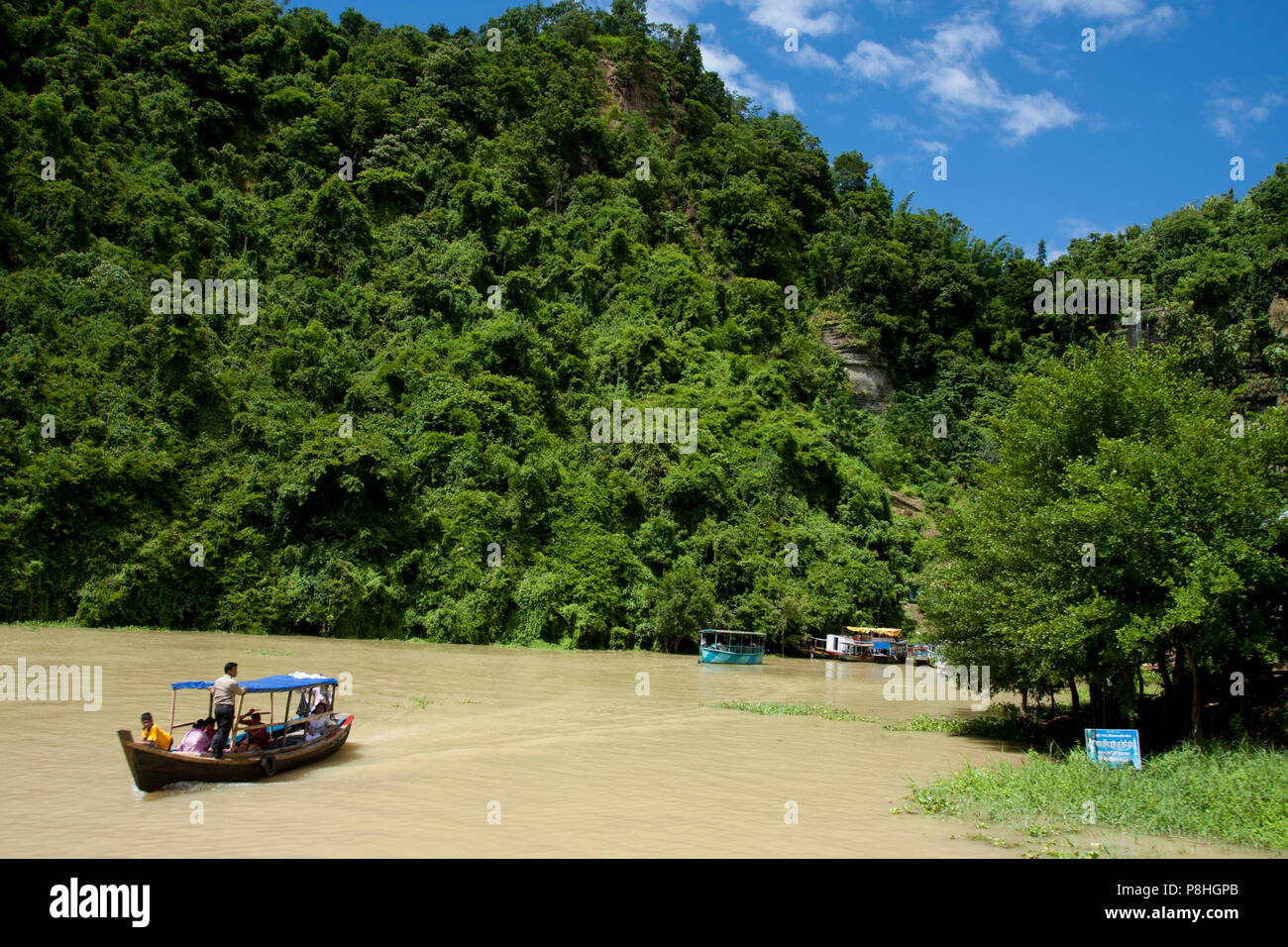 The Kaptai Lake of Rangamati in Bangladesh. A popular tourist ...