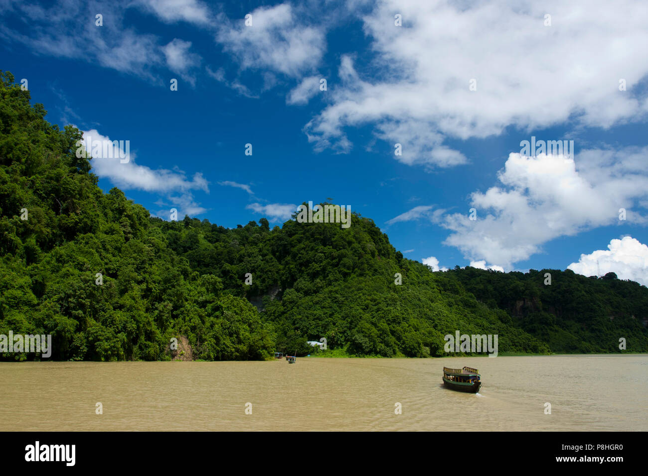 The Kaptai Lake of Rangamati in Bangladesh. A popular tourist ...