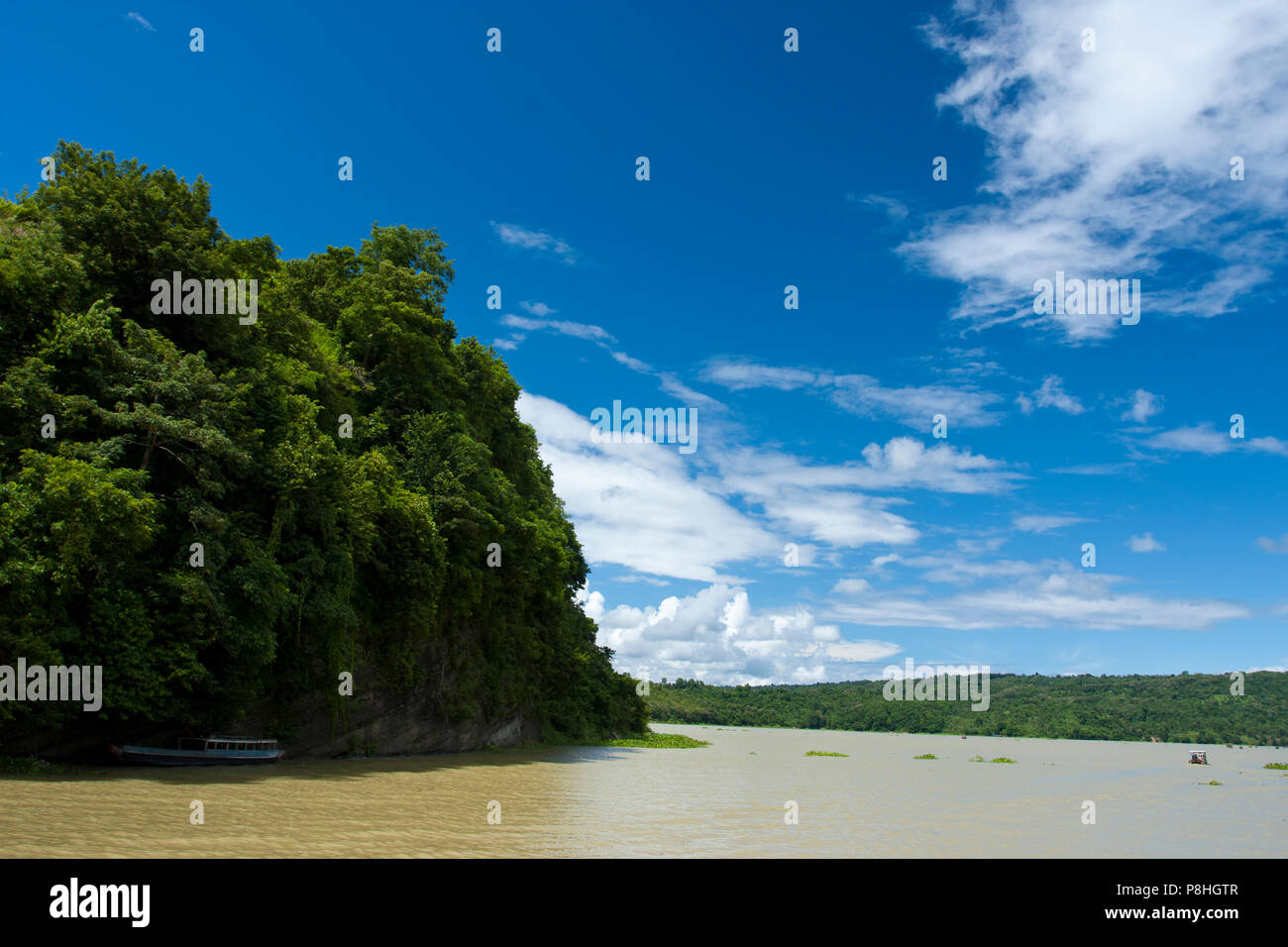 The Kaptai Lake of Rangamati in Bangladesh. A popular tourist ...
