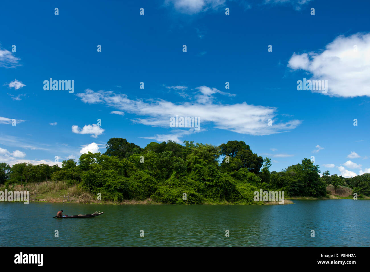 The Kaptai Lake of Rangamati in Bangladesh. A popular tourist ...
