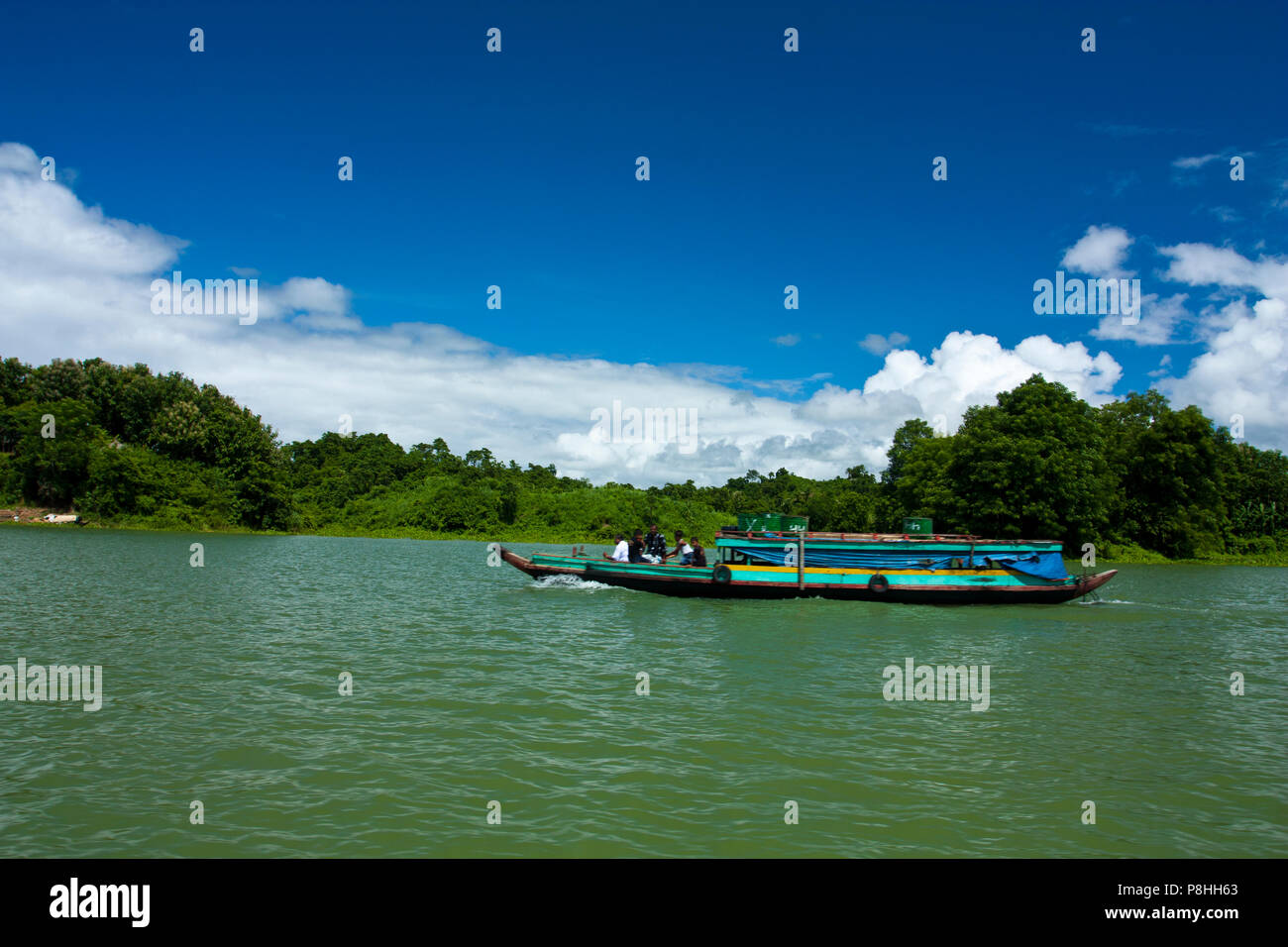 The Kaptai Lake of Rangamati in Bangladesh. A popular tourist ...