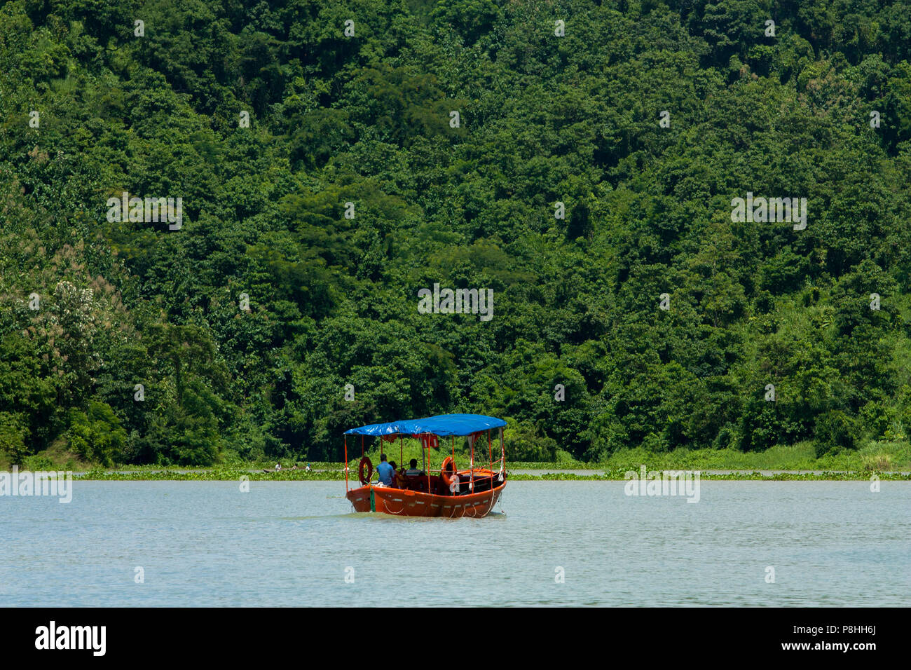 The Kaptai Lake of Rangamati in Bangladesh. A popular tourist ...