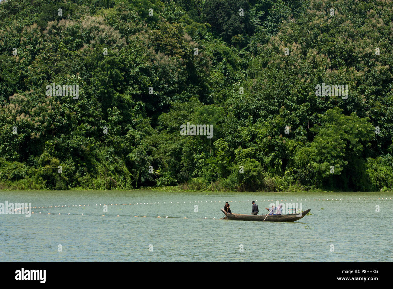 The Kaptai Lake of Rangamati in Bangladesh. A popular tourist ...