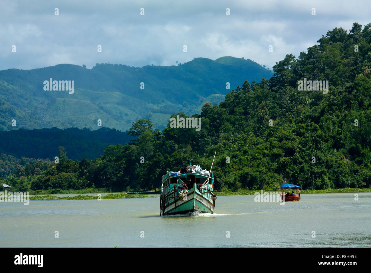 The Kaptai Lake of Rangamati in Bangladesh. A popular tourist ...