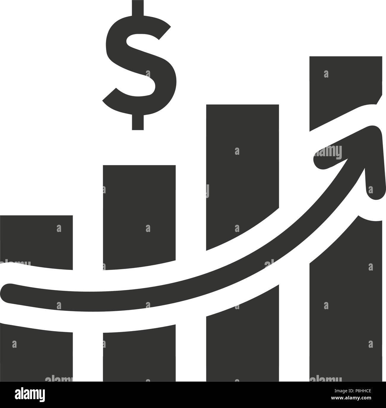 Financial Growth Icon Stock Vector Image & Art - Alamy