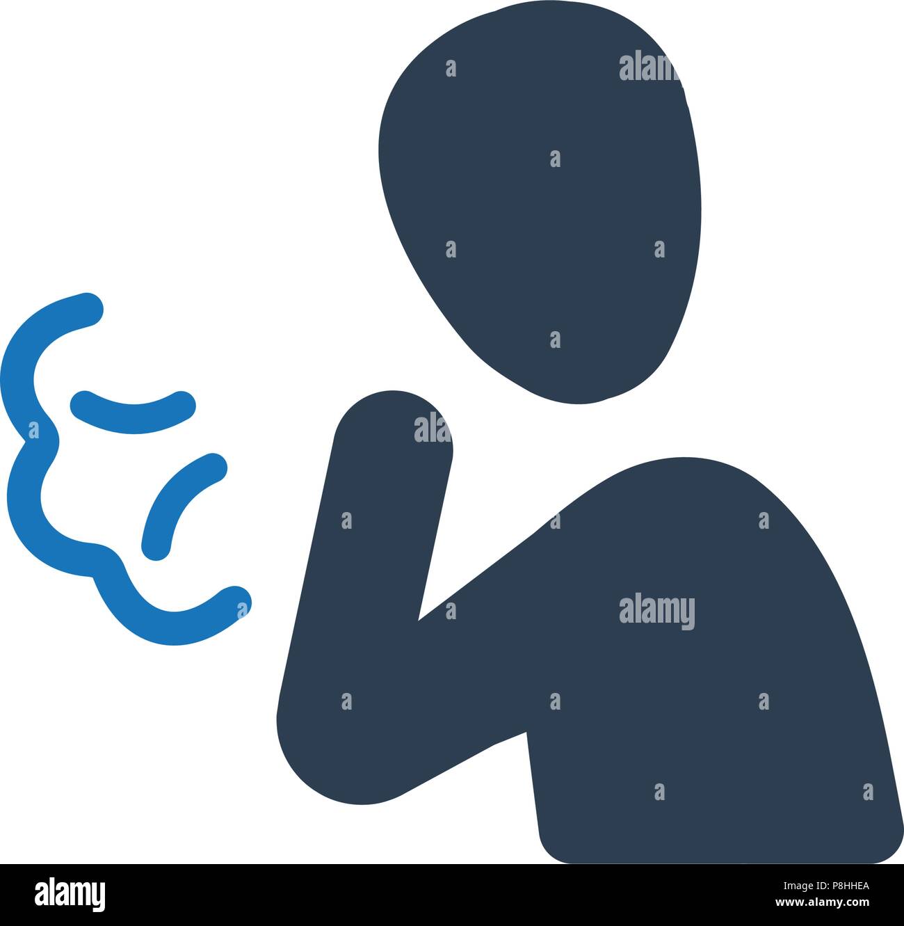 Cough icon hi-res stock photography and images - Alamy