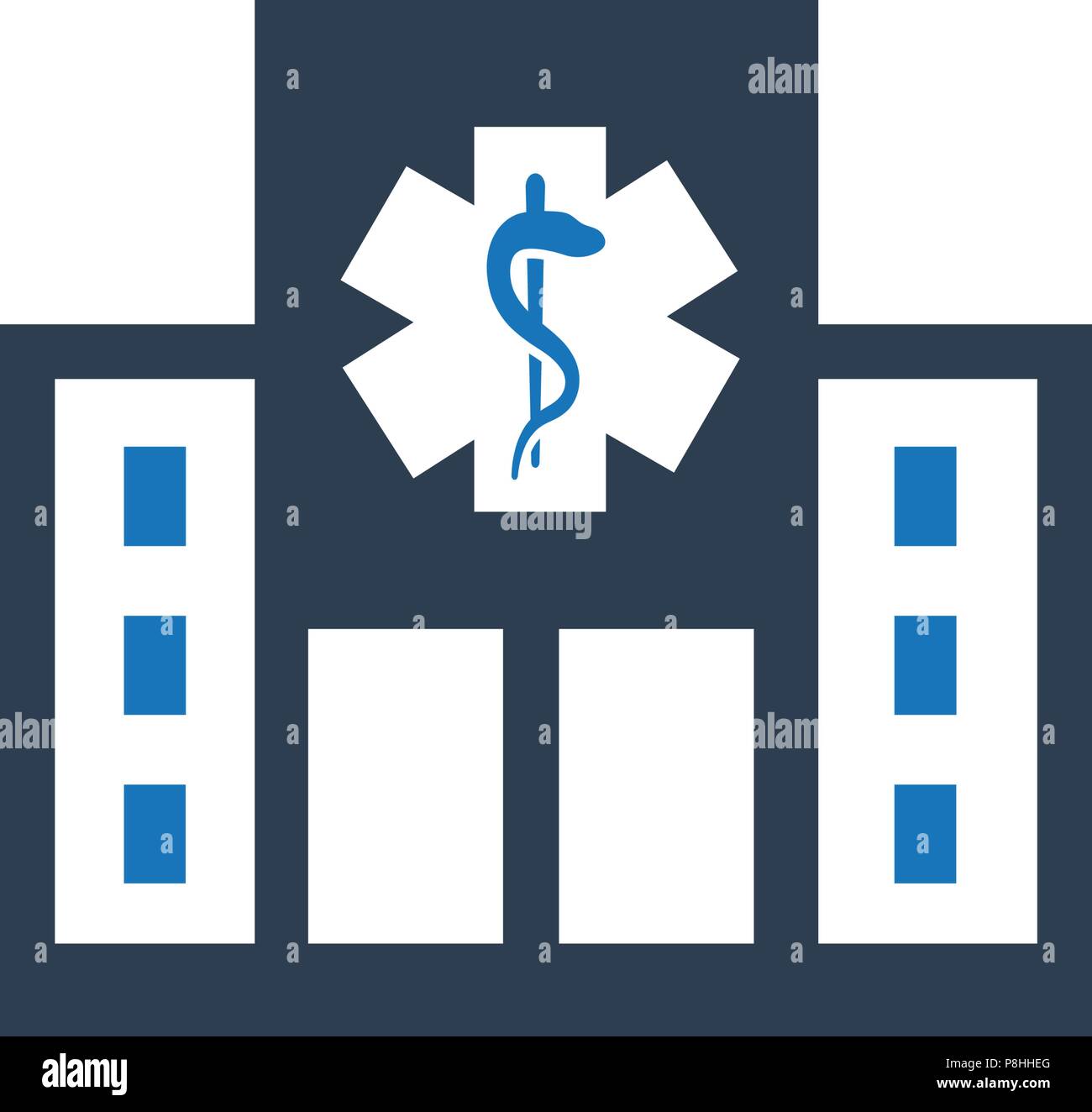 Hospital icon Stock Vector Images - Alamy