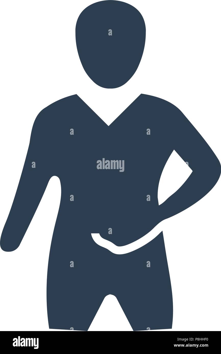 Stomach Pain Icon Stock Vector Image & Art - Alamy