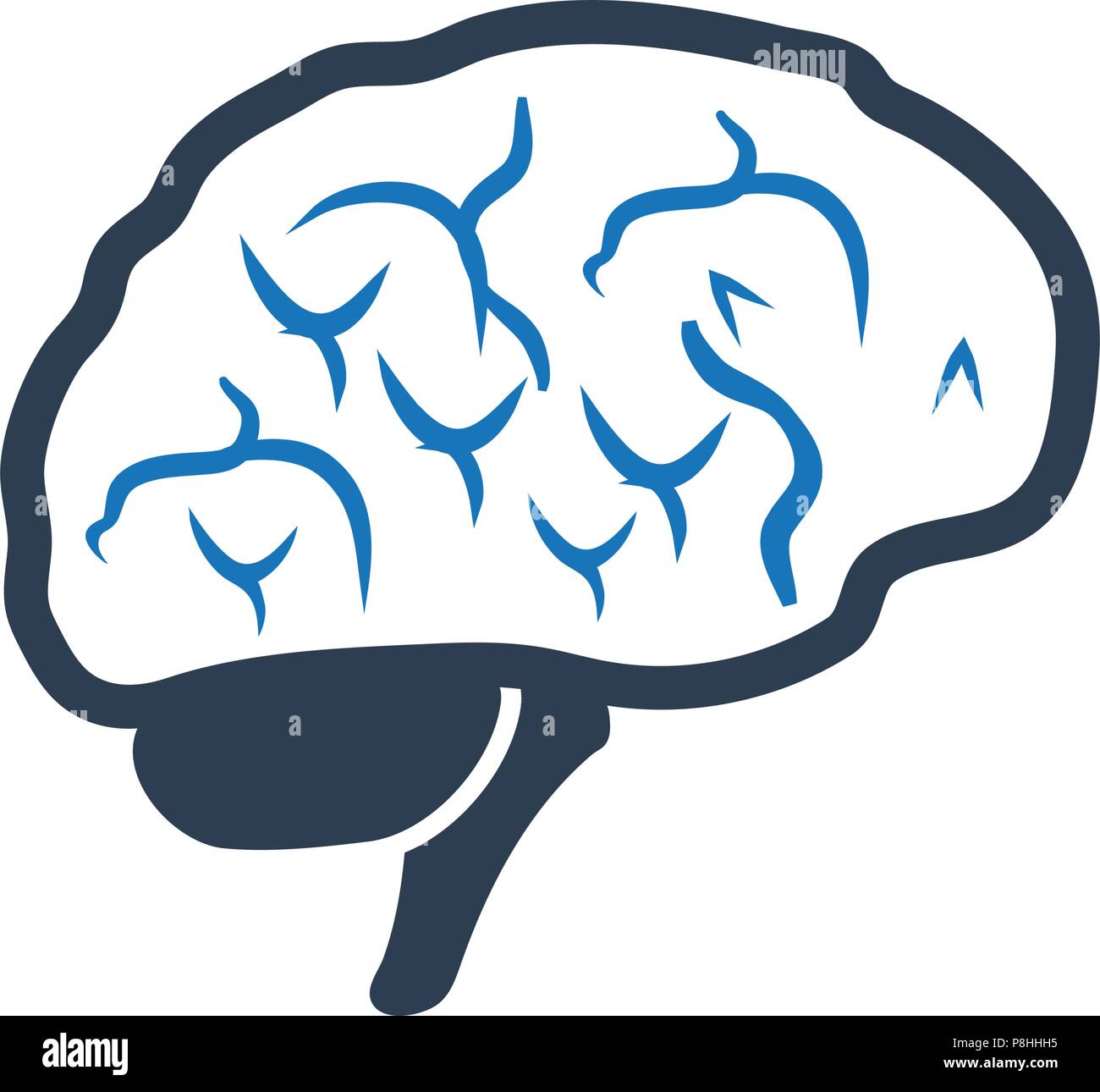 Neurology icon hi-res stock photography and images - Alamy