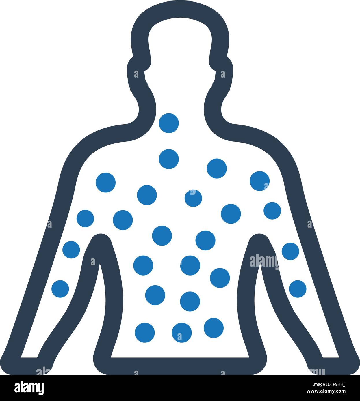 Skin rash vector vectors hi-res stock photography and images - Alamy