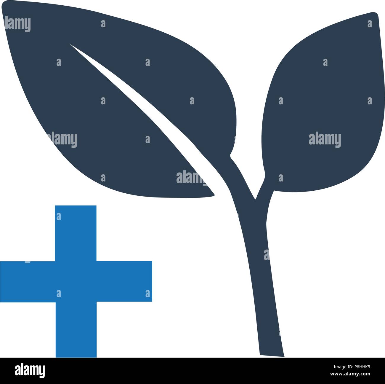 Herbal icon Stock Vector Images - Alamy