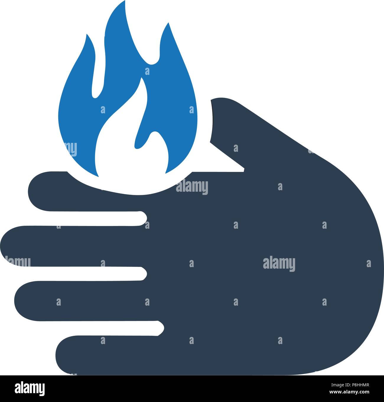 Burning Alert Icon Stock Vector Image & Art - Alamy