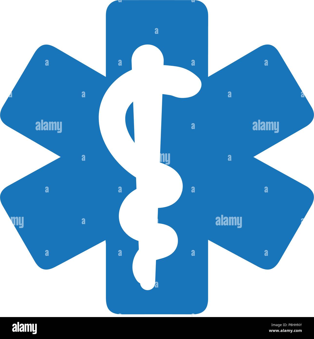 Star of Life Icon Stock Vector Image & Art - Alamy