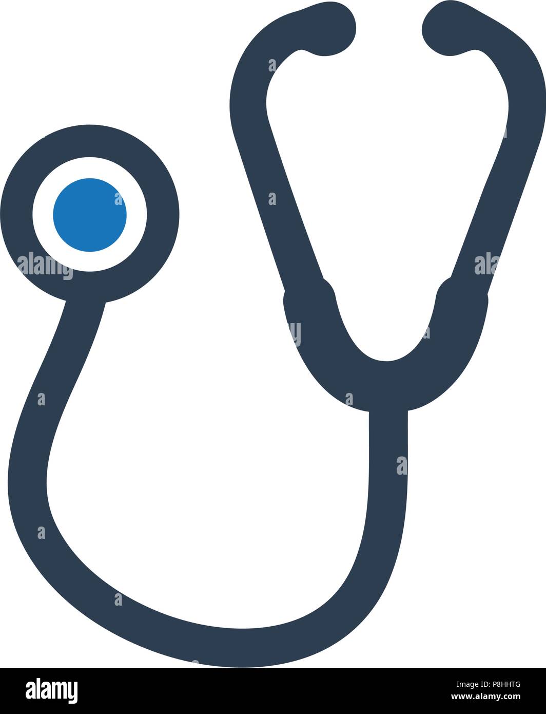 Stethoscope icon Stock Vector Images - Alamy