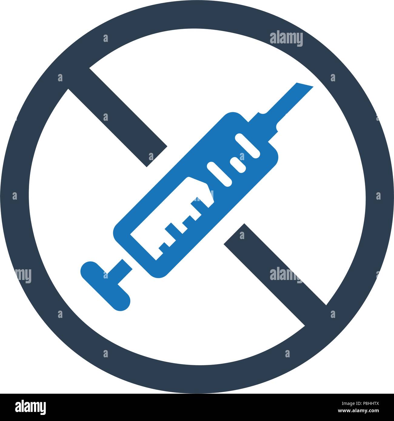 No drugs vector Stock Vector Images - Alamy