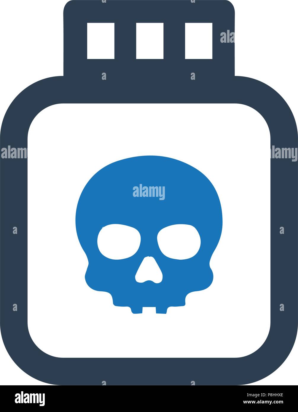 Poison icon Stock Vector Images - Alamy