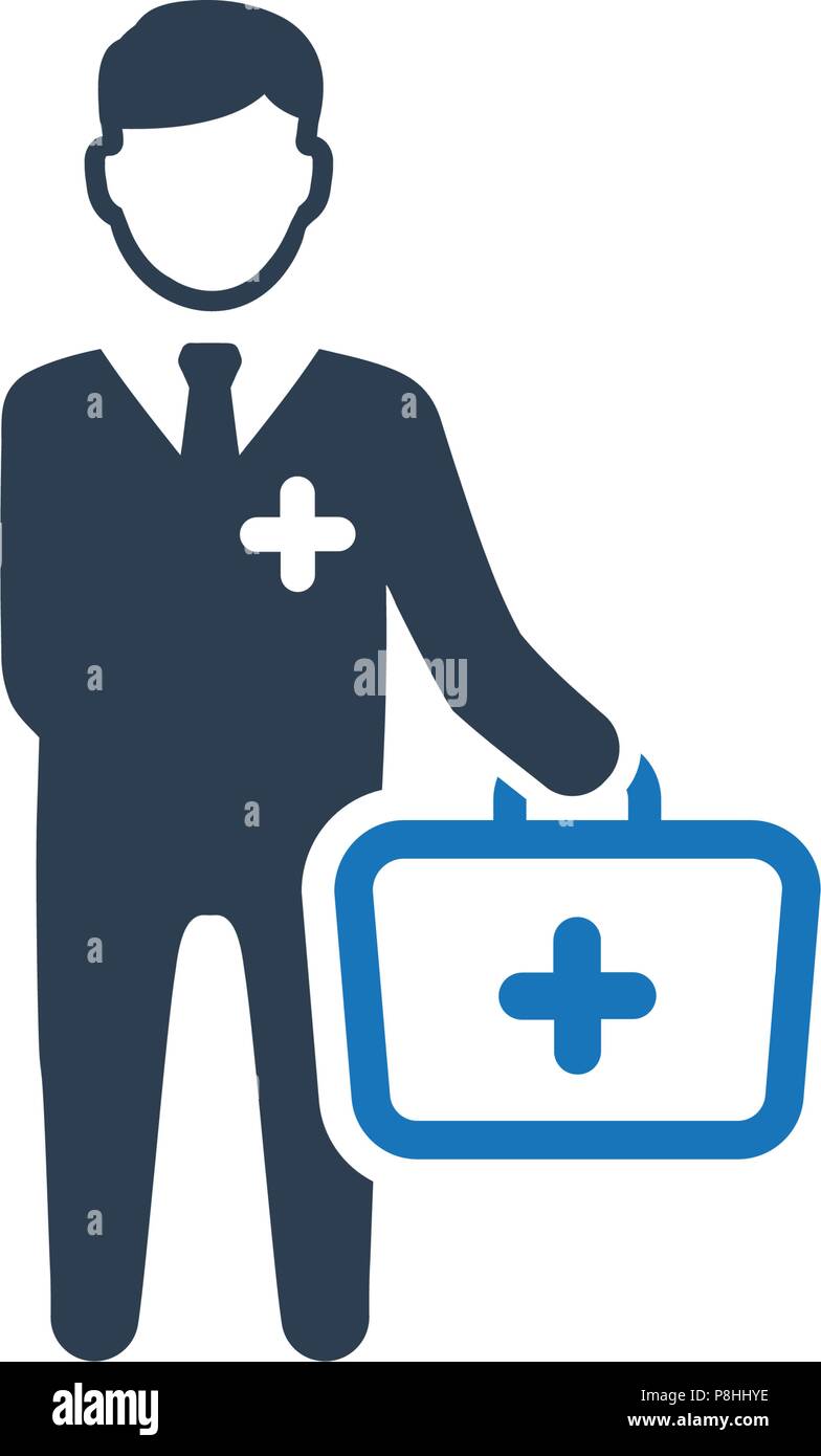 On Call Doctor Icon Stock Vector Image & Art - Alamy