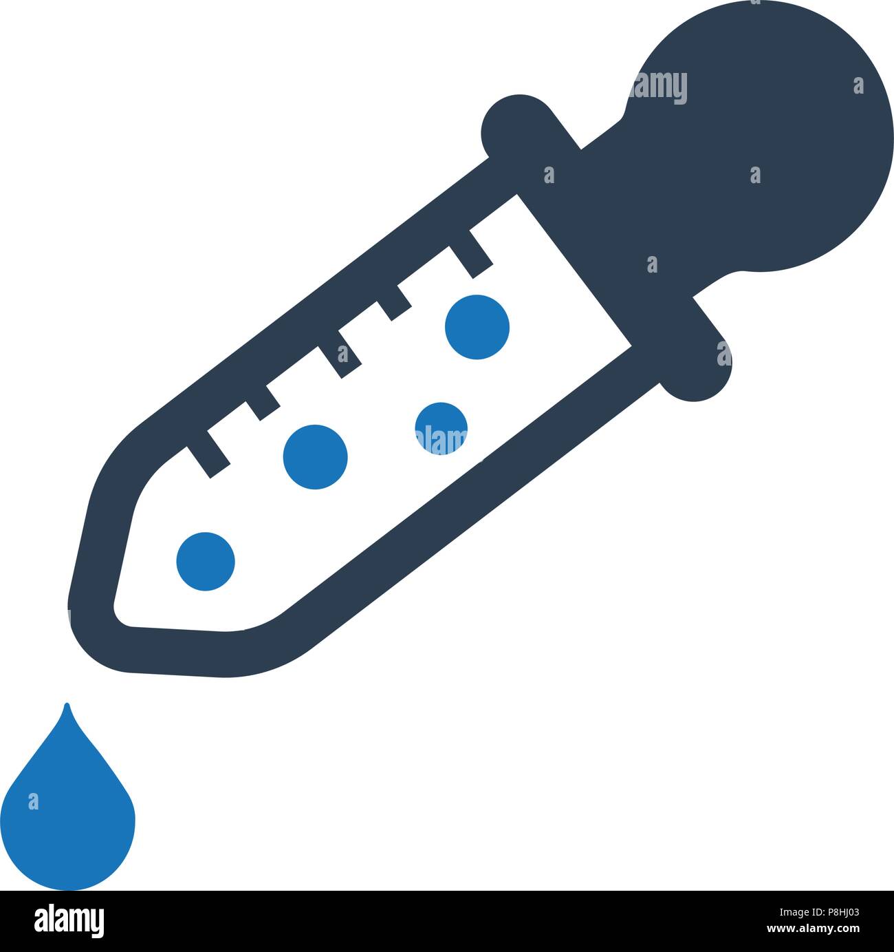 Liquid Dropper Icon Stock Vector Image & Art - Alamy