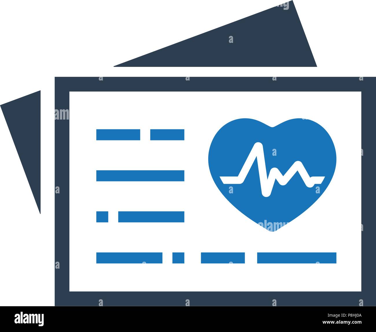 Medical Journal Icon Stock Vector Image & Art - Alamy
