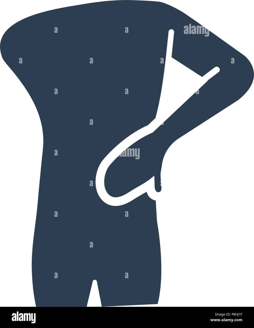 Back Pain Icon Stock Vector Image & Art - Alamy