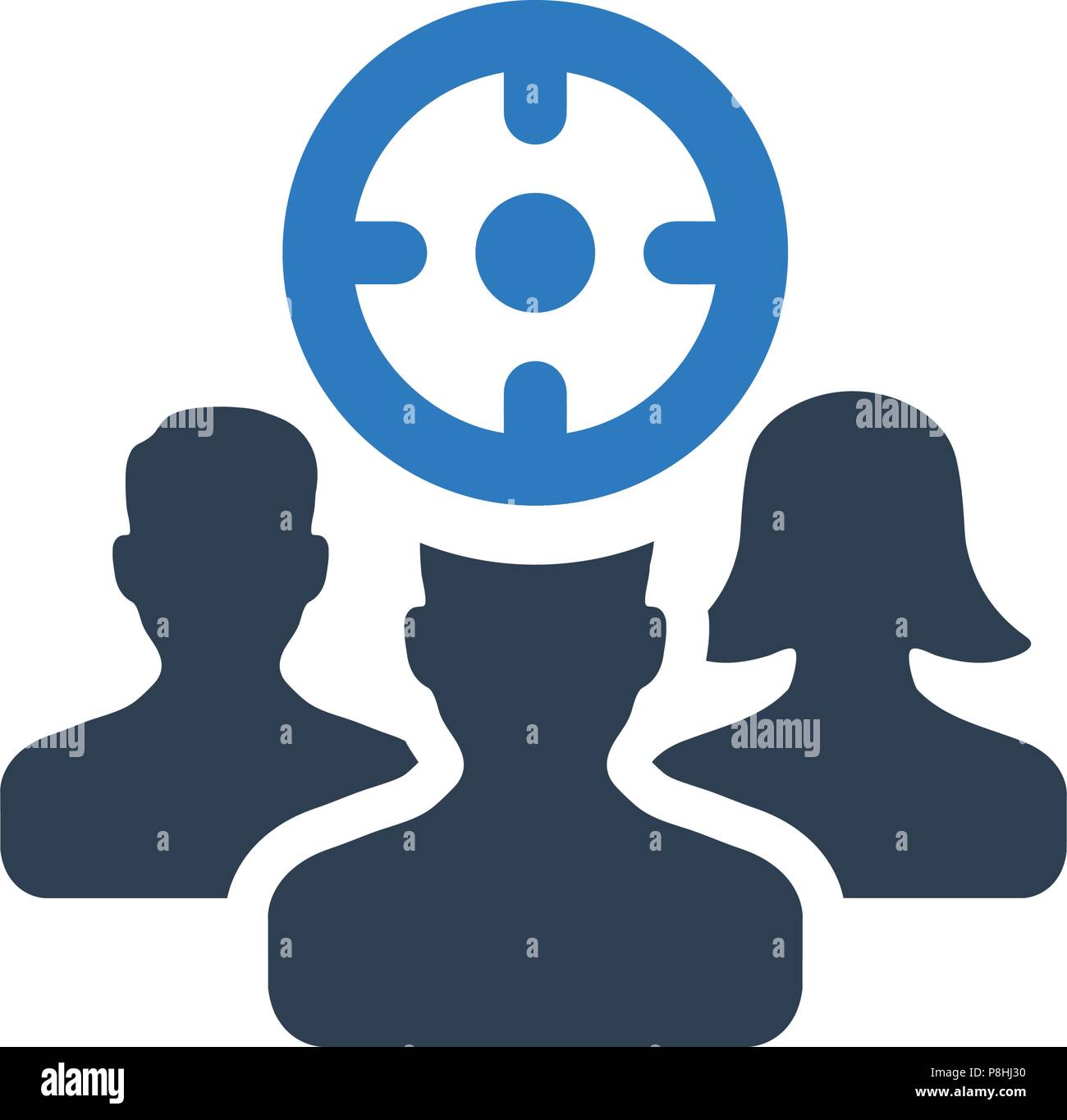 Target audience icon hi-res stock photography and images - Alamy