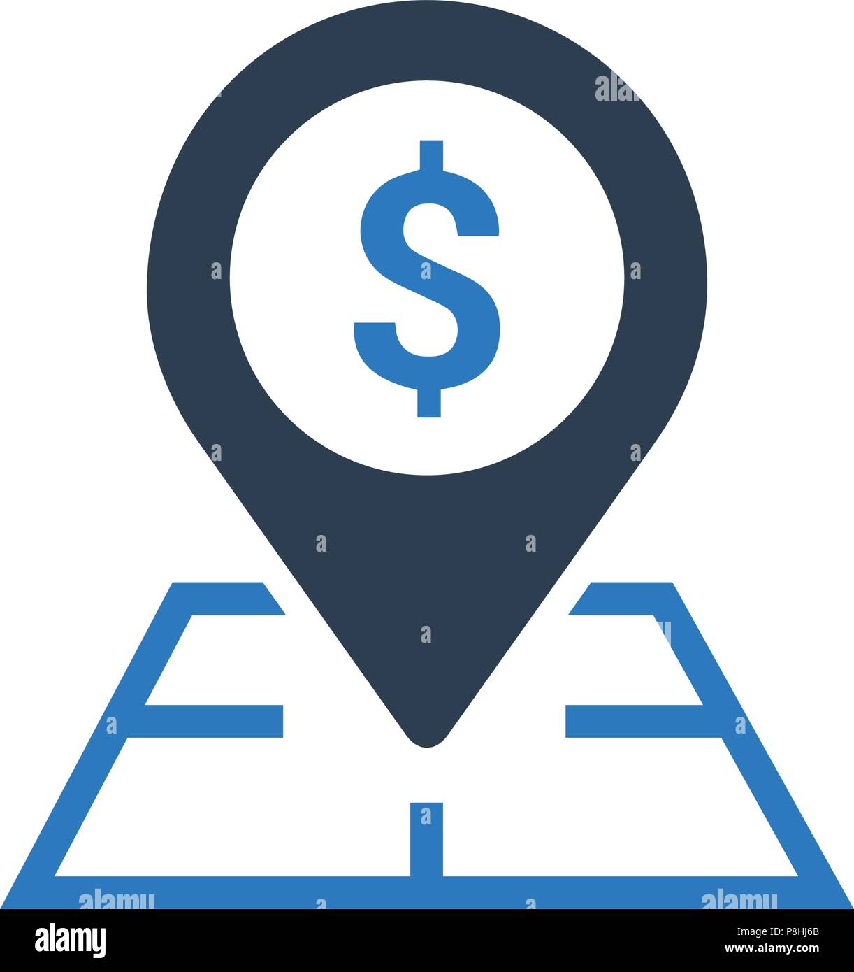 Atm location icon hi-res stock photography and images - Alamy